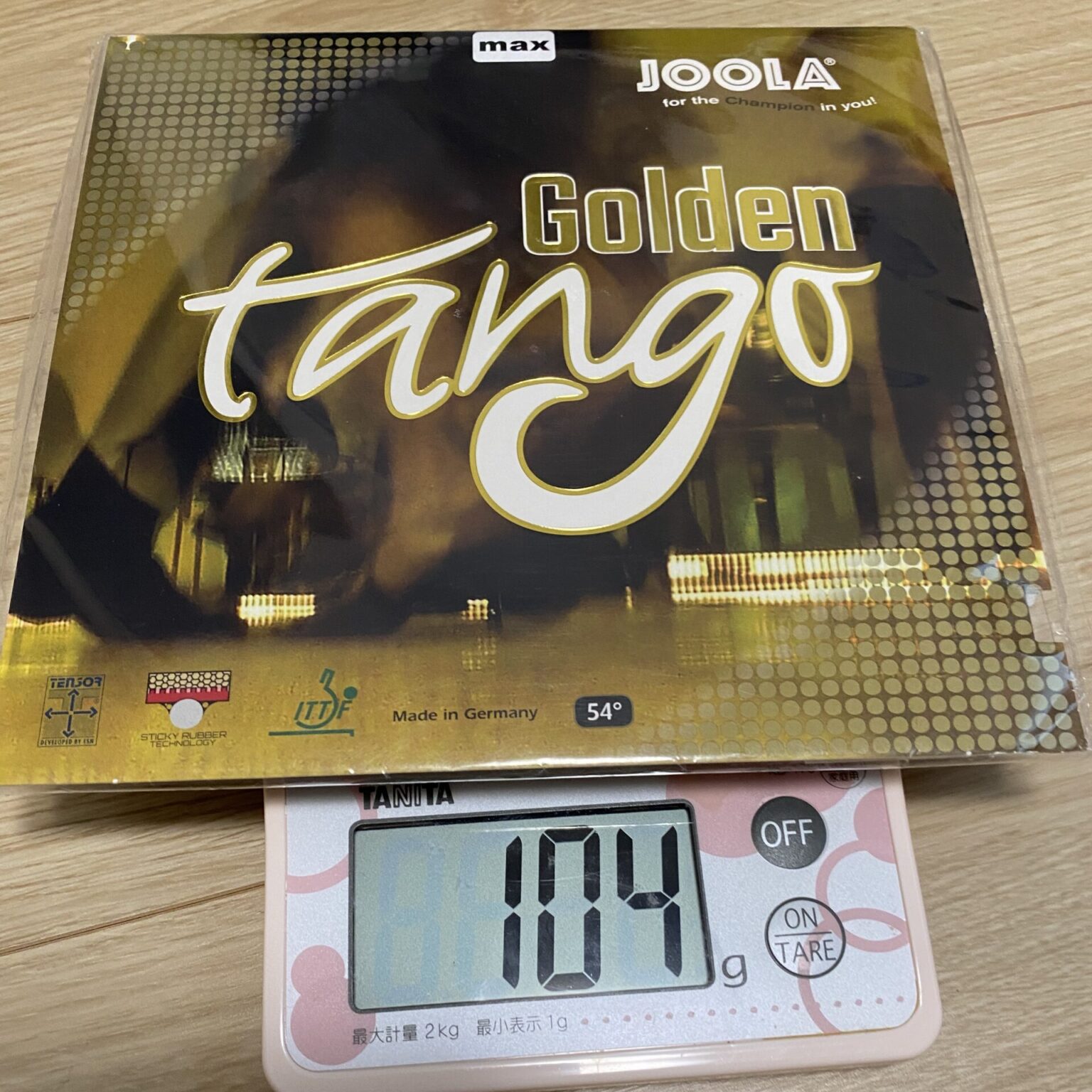 レビュー Golden Tango（ゴールデンタンゴ） | 理系卓人katsuo000の卓球漬けの日々 Katsuo’s TT Days