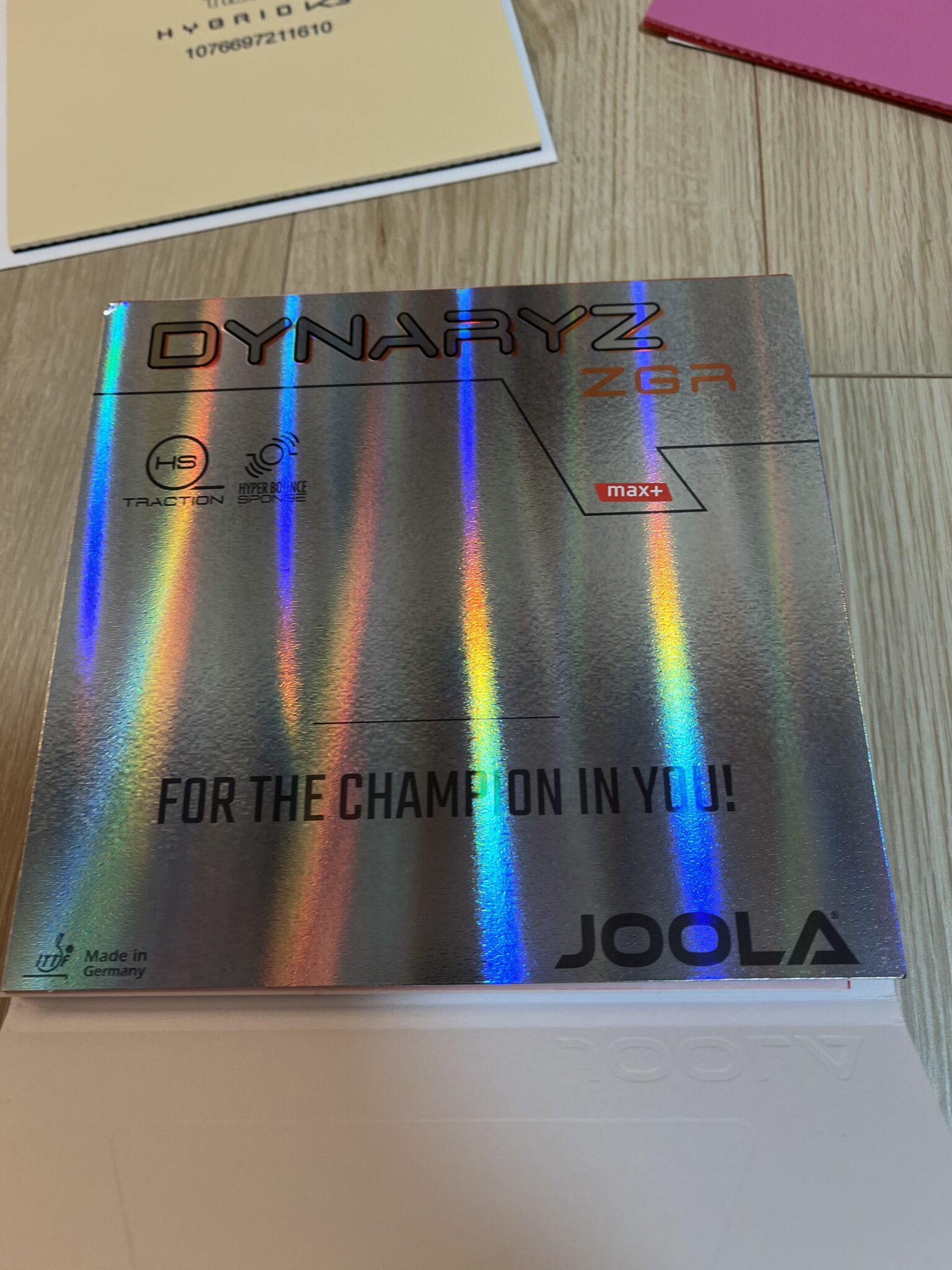 レビュー Dynaryz ZGR（ダイナライズZGR） | 理系卓人katsuo000の卓球漬けの日々 Katsuo’s TT Days
